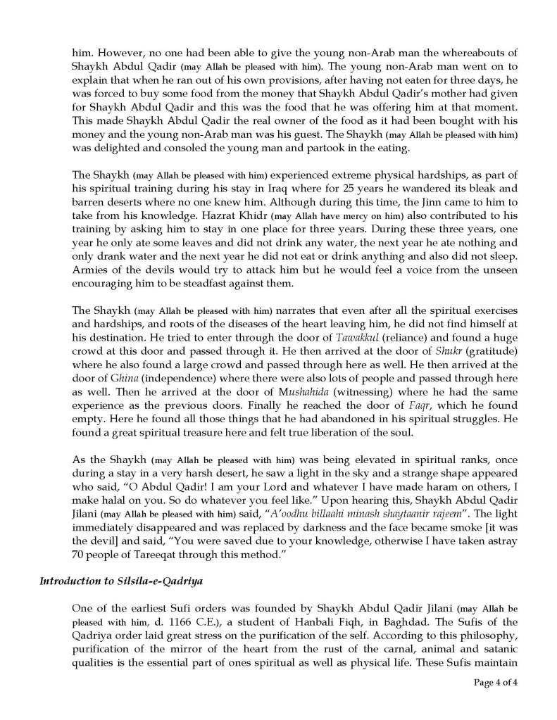 Biography of Ghouse-Azam in english – Aal-e-Qutub Aal-e-Syed Abdullah ...