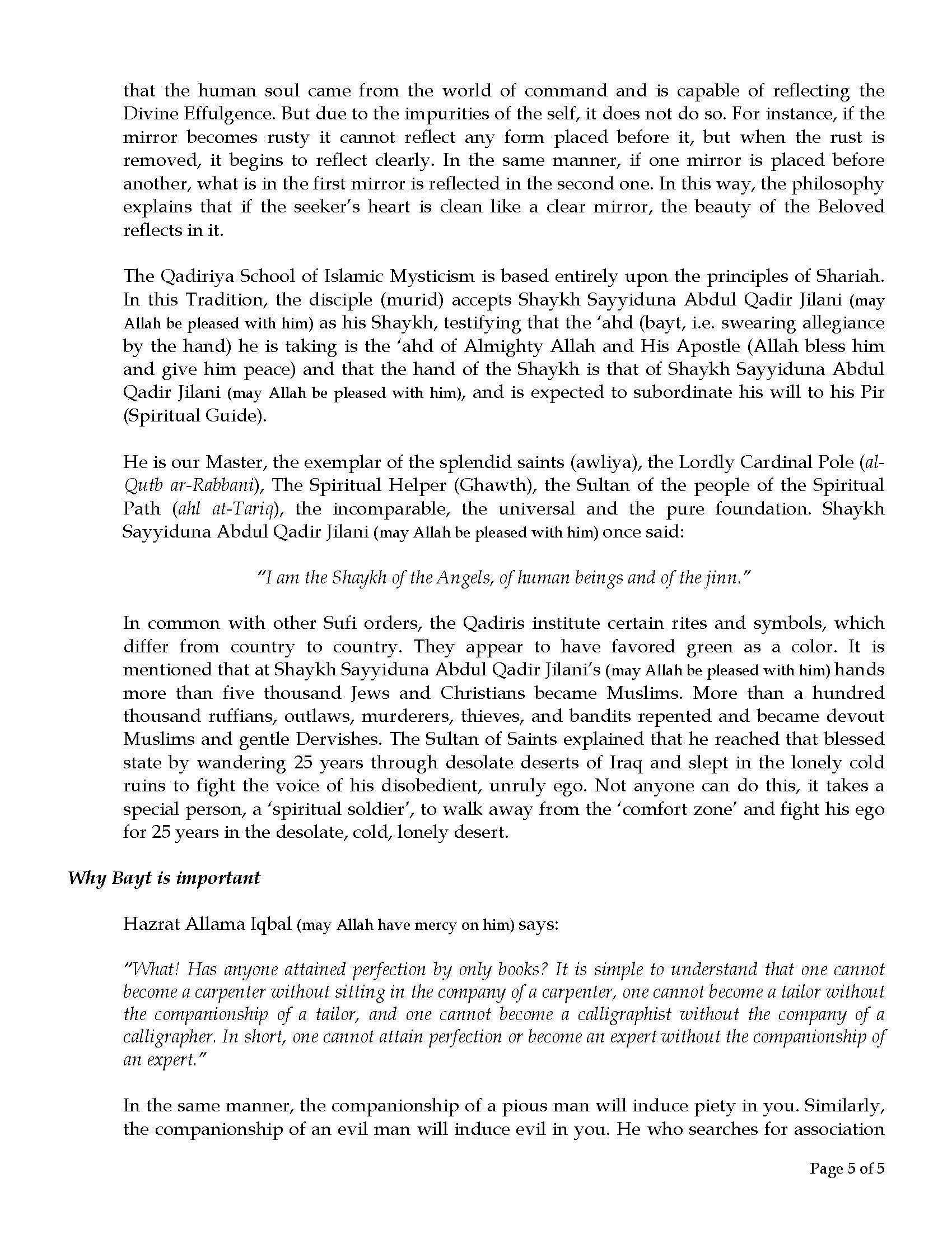 Biography of Ghouse-Azam in english – Aal-e-Qutub Aal-e-Syed Abdullah ...