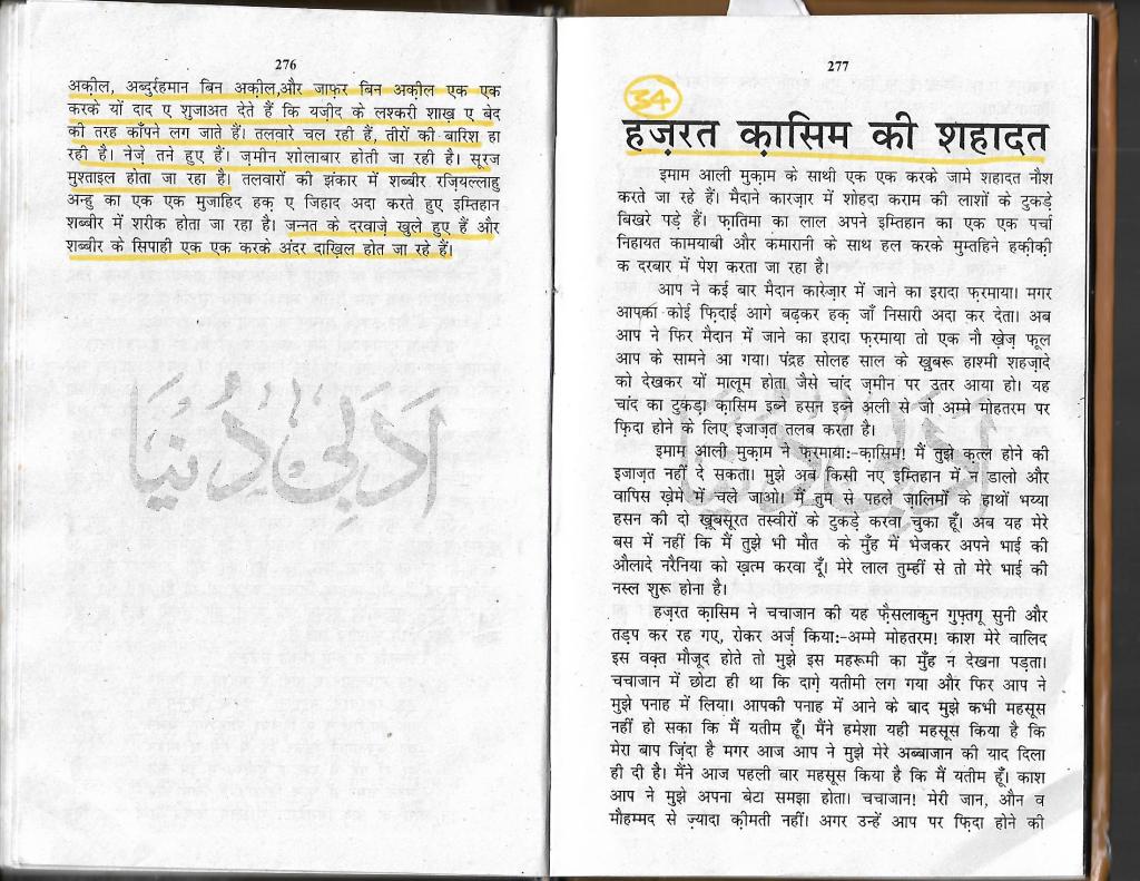 Shaheed ibn Shaheed: Shahdat Hazrat Qasim,Shahdat of Brother Hazrat ...