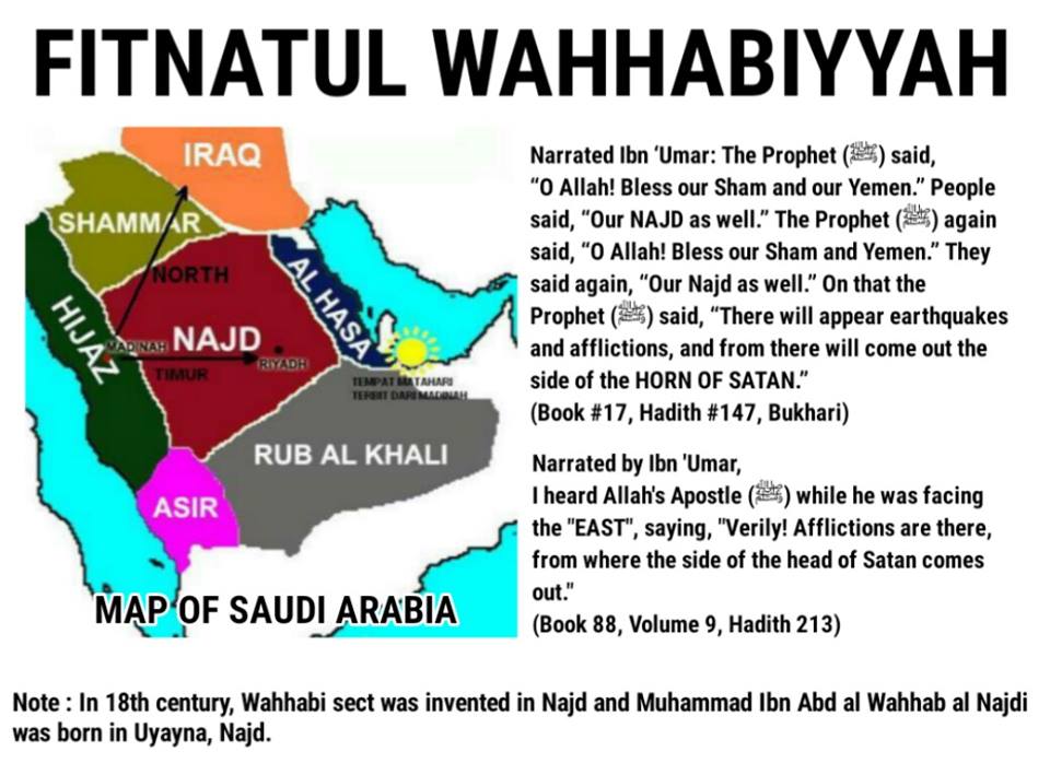 THE HADITH OF NAJD – Aal-e-Qutub Aal-e-Syed Abdullah Shah Ghazi