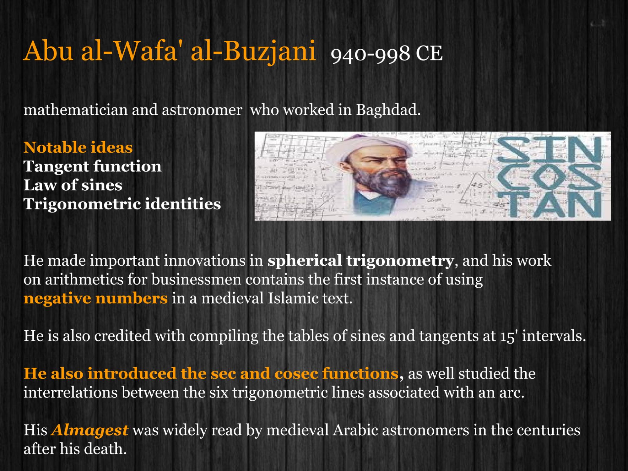 Abu al Wafa al Buzjani – Aal-e-Qutub Aal-e-Syed Abdullah Shah Ghazi